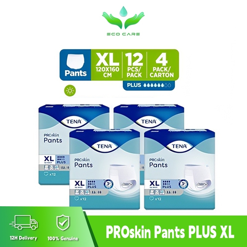 [Carton Deal] TENA Adult Diaper Pants PLUS M9s/L8s/XL12s | Shopee Singapore