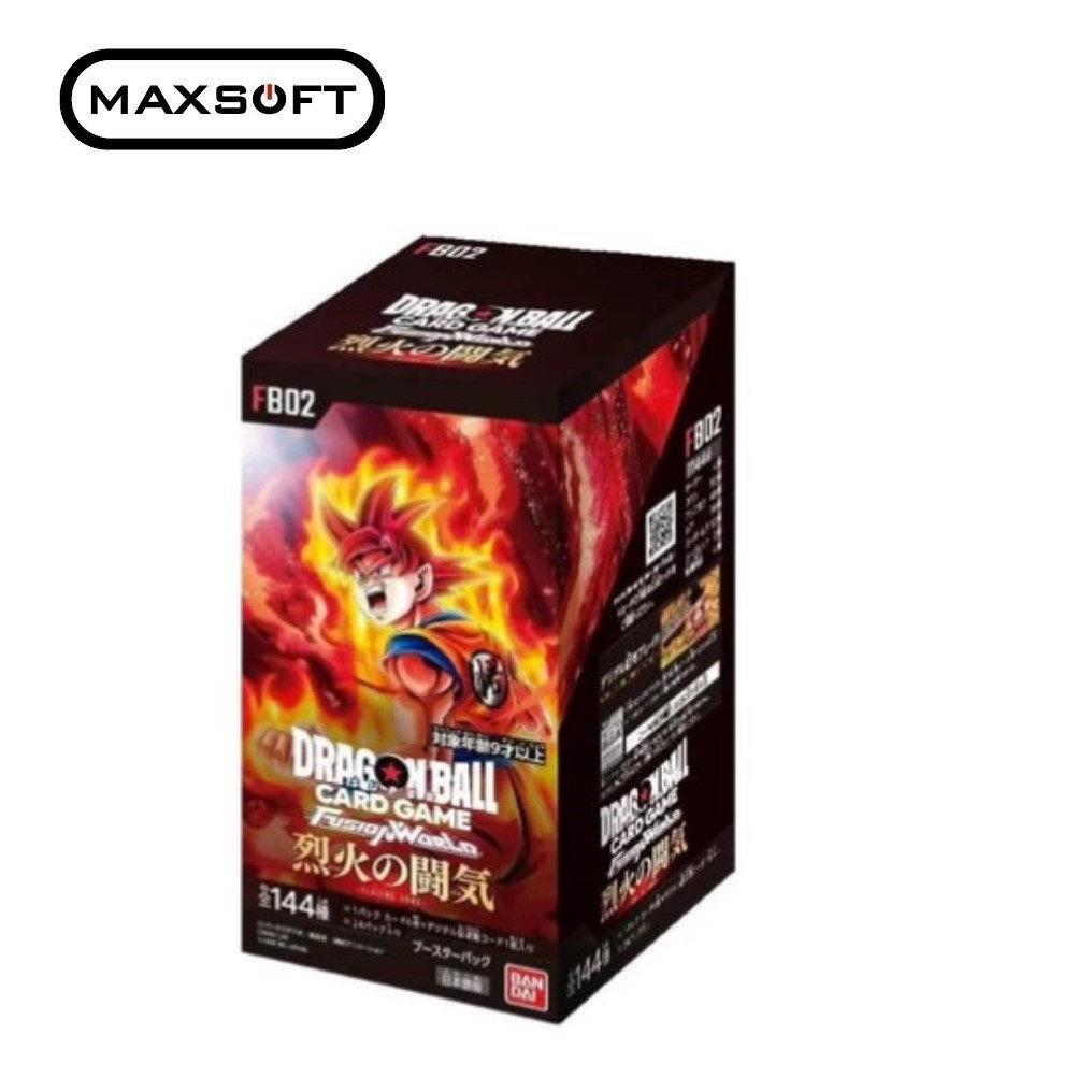 Dragon Ball Super Card Game Fusion World Blazing Aura FB02 Booster Box (24 packs) (Japanese ...