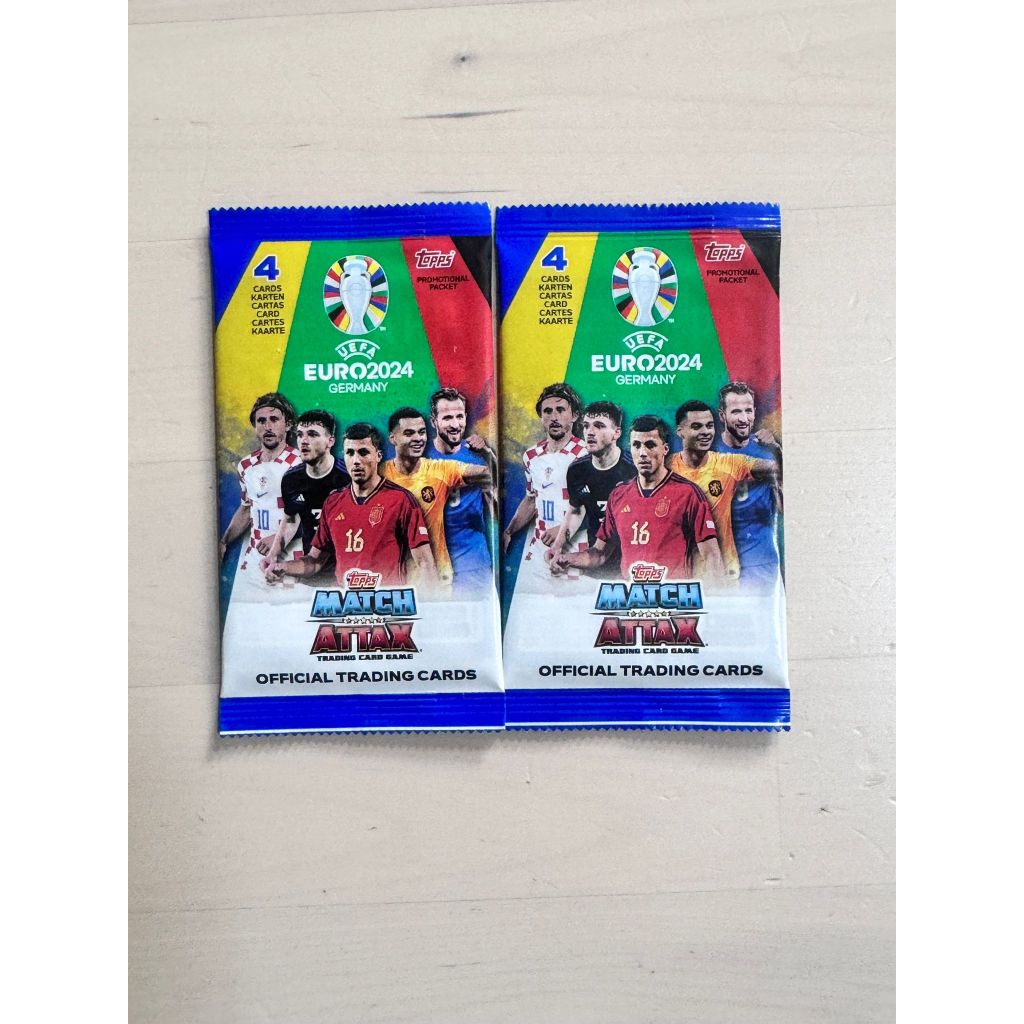 [NOT FOR SALE] EURO 2024 Match Attax - 2 Promo Packs | Shopee Singapore
