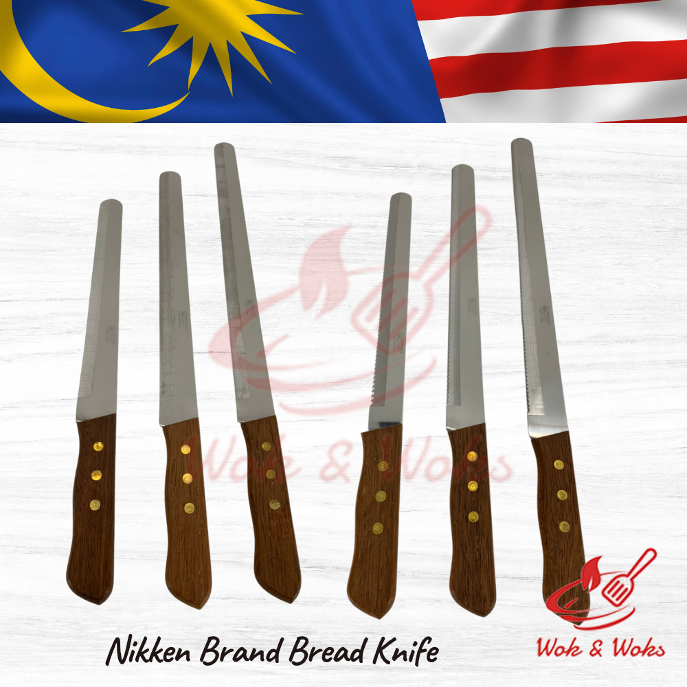 Original Nikken Brand Bread Knife / Pisau Roti Asli Jenama Nikken ...