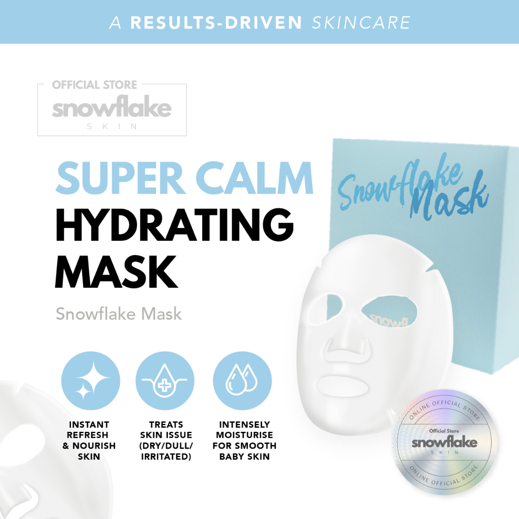 Snowflake Mask 10 pcs (1 box) | Shopee Singapore