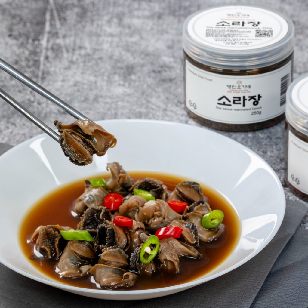 [Ohganae] Soy Sauce Marinated Conch 200g 명인 오가네 소라장 200g | Shopee Singapore