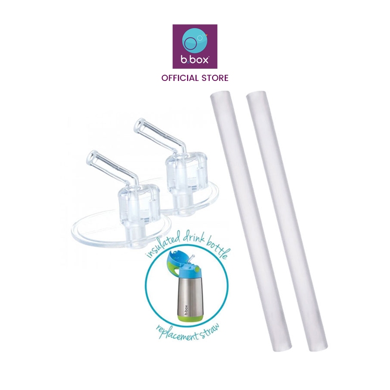 B.box Bbox 350ml Insulated Drink Bottle Replacement Straw (2pk) | Shopee Singapore