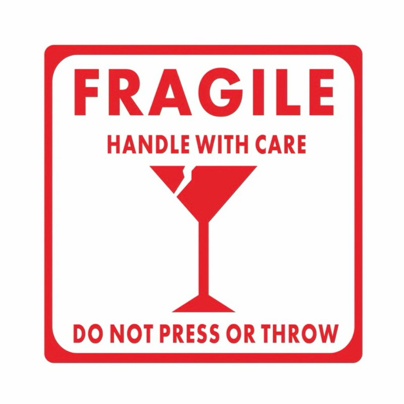 (SG Ready Stock) Fragile Sticker | Small Fragile Label Sticker | Carton ...