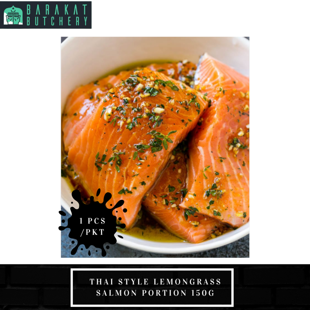 TEAM KITCHEN / MARINADE / FROZEN MARINATED THAI STYLE LEMONGRASS SALMON PORTION 150G - 160G ...