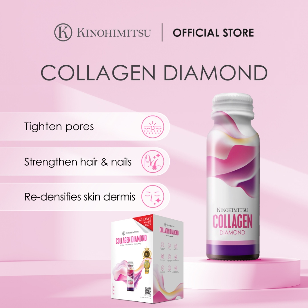 Kinohimitsu Collagen Diamond 5300mg Inner Beauty Supplement 50ml - Skin ...