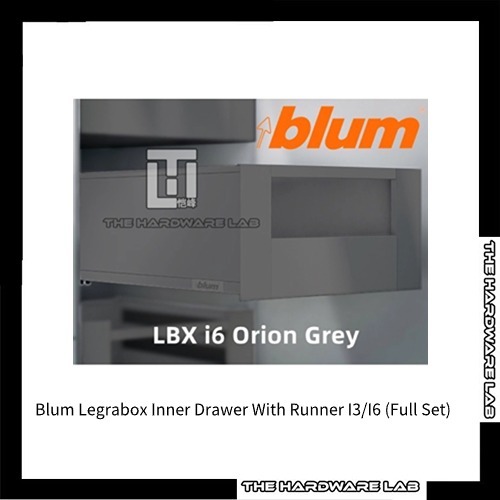 {The Hardware Lab}Blum Legrabox Inner Drawer With Runner I3/I6 (Full ...