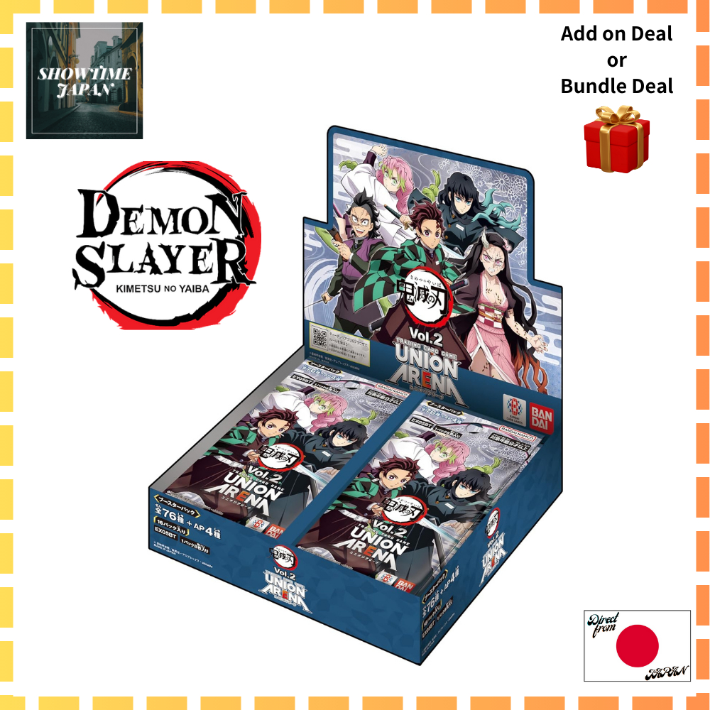 BANDAI Demon Slayer UNION ARENA Booster Pack Vol.2 EX05B 1BOX 16packs ...
