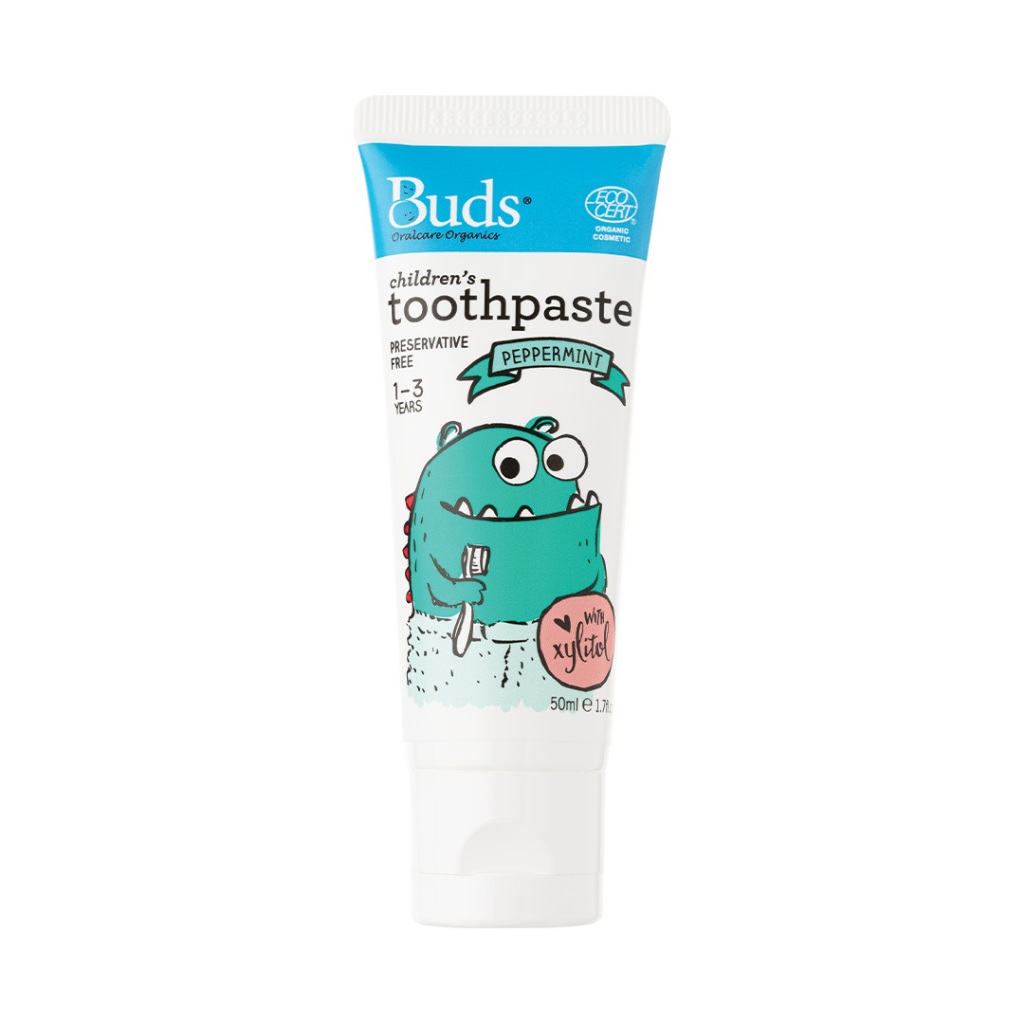 BOO Children's Toothpaste with Xylitol - Peppermint (50ml) | Shopee ...
