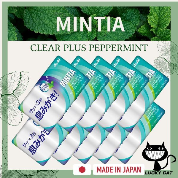 【Direct from Japan】Asahi Mintia Clear Plus Peppermint 50 tablets (10 pieces) | Shopee Singapore