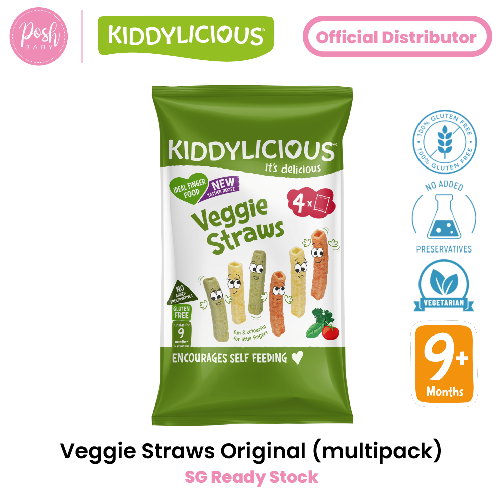 Kiddylicious Veggie Straws Original (multipack) 48g | Shopee Singapore