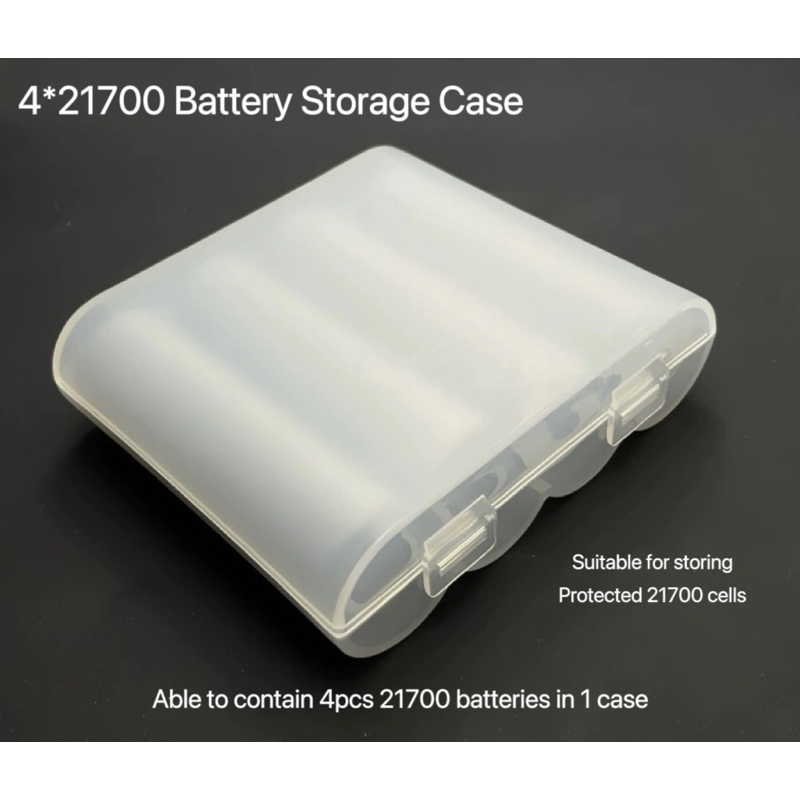 4*21700 Battery Case Storage Box for Protected 21700 cells | Shopee ...