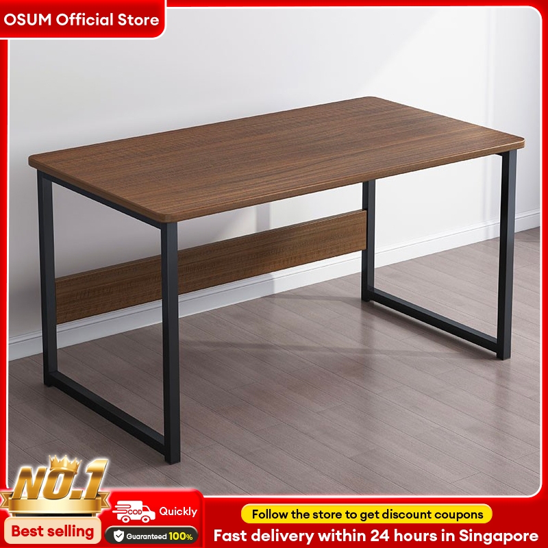 OSUM 80/100/120cm Study Table Computer Table Office Table Study Desk Table for Student Teenager ...