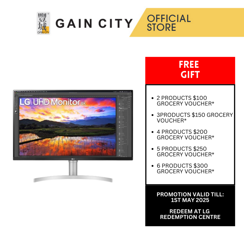 Lg 32un650k-w|31.5" Uhd 4k Hdr Monitor Ips|3840x2160|hdmi|dp|height ...