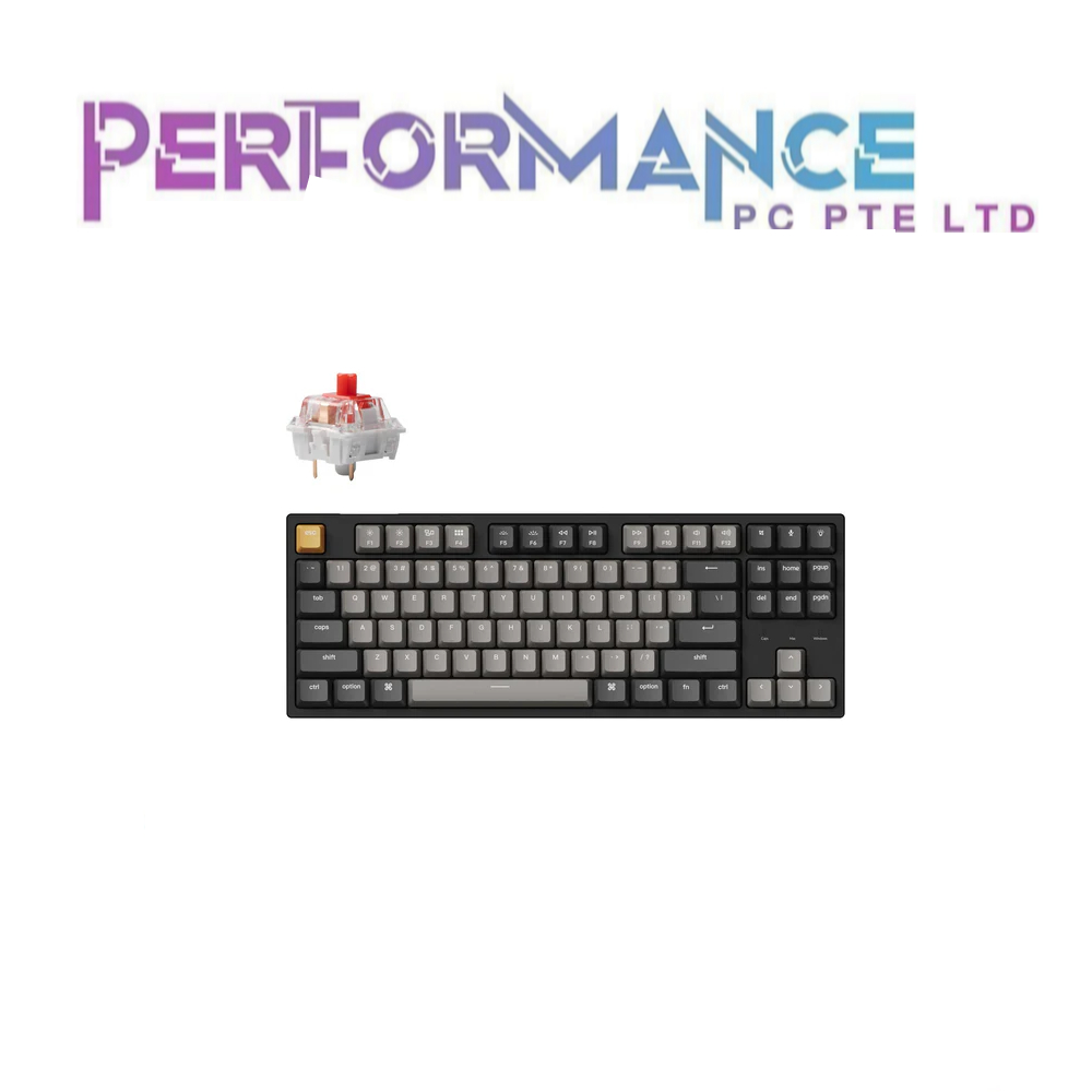 KEYCHRON C1 PRO RGB BACKLIGHT HOTSWAPPABLE MECHENICAL KEYBOARD RED ...