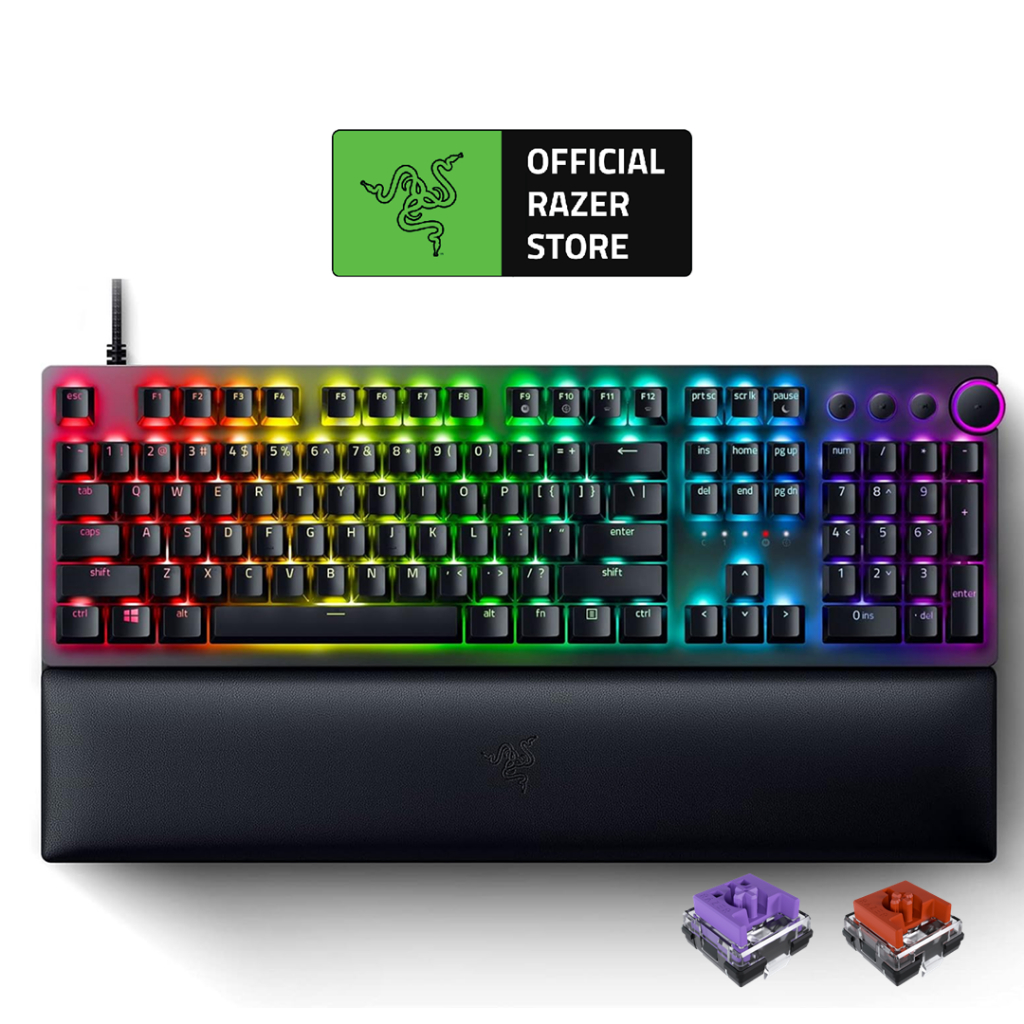 Razer Huntsman V2 - Optical Gaming Keyboard with Razer Chroma™ RGB ...