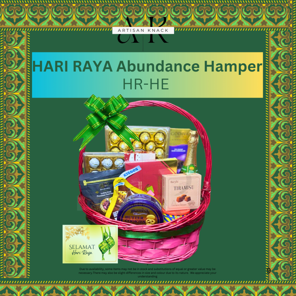 [HARI RAYA Hamper] HARI RAYA Abundance Hamper HR-HE (HALAL) - Comes ...