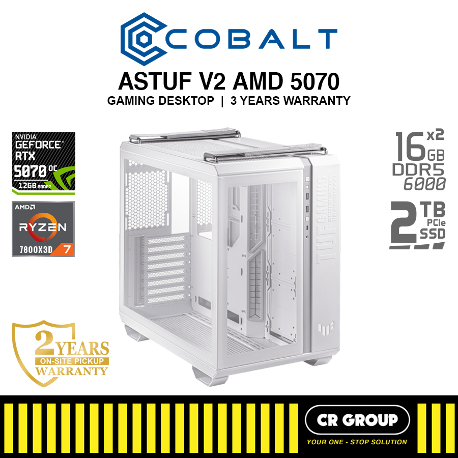 COBALT ASTUF V2 AMD 5070 - Ryzen 7 7800X3D - GeForce RTX 5070 12GB ...