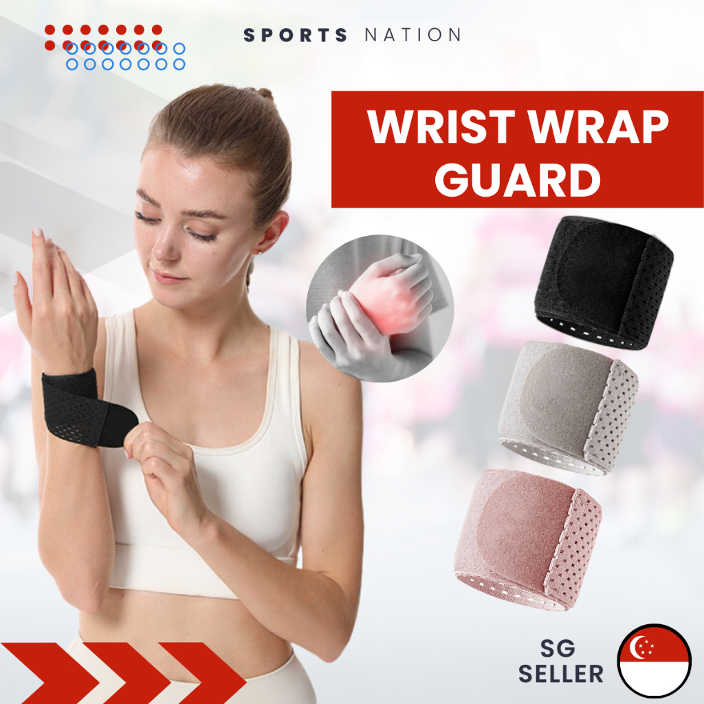 Wrist Compression Guard Support Brace Sleeve for Pain Relief Sports ...