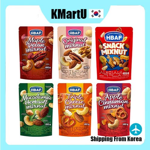 [HBAF] Nuts & Snacks 6 flavors Maple mixed nuts 190g, herb salt mixed nuts, cinnamon mixed nuts ...