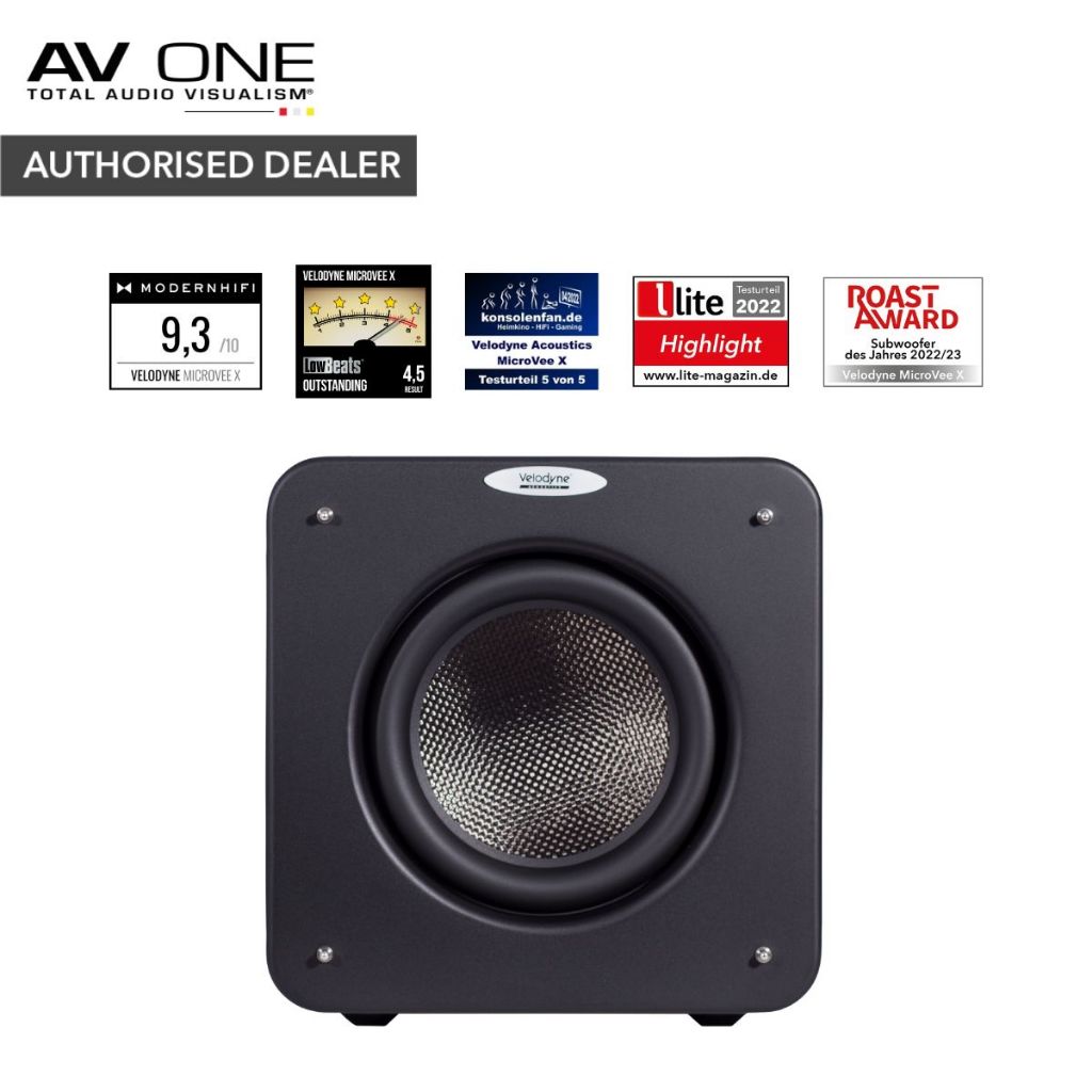 Velodyne Acoustics MicroVee X Subwoofer - AV One Authorised Dealer ...