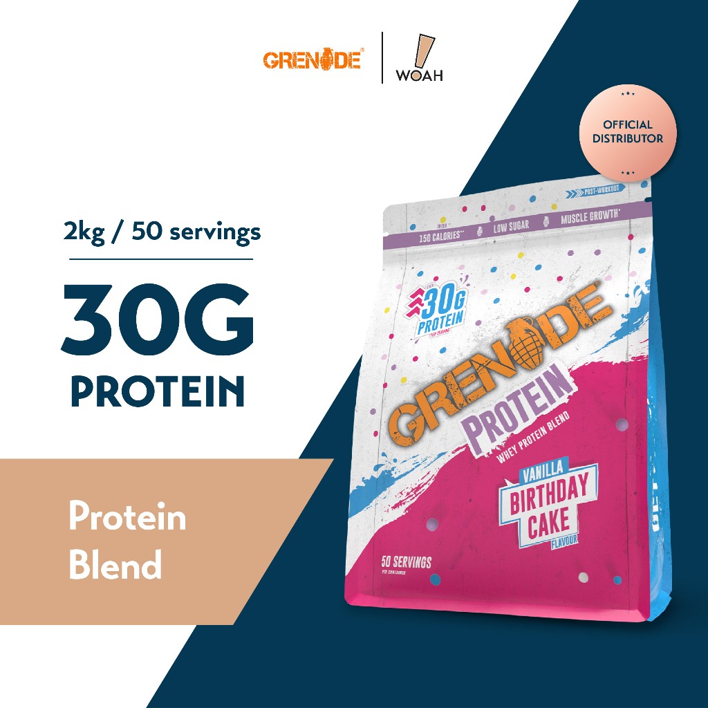 Grenade Whey Protein Blend (2kg) | Shopee Singapore