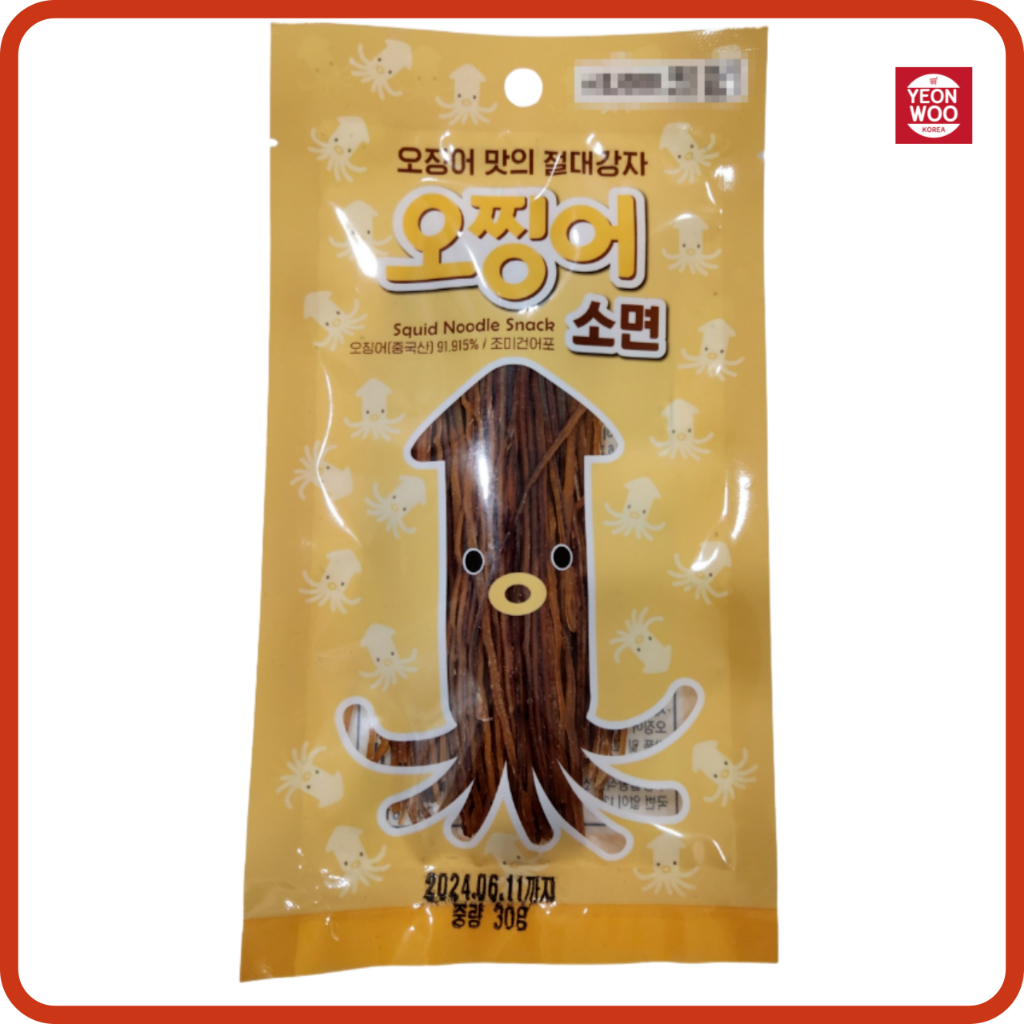 Squid noodle snack 30g from korea | Shopee Singapore