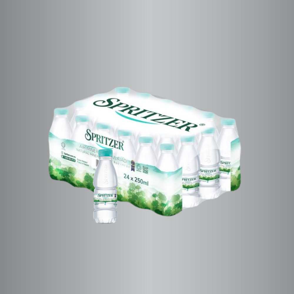 Spritzer Natural Mineral Water 250ml X 24s - Pure Refreshment in Every ...