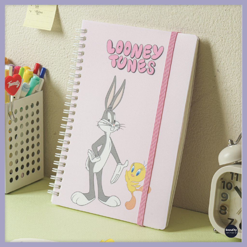 [Daiso Korea] Looney Tunes B5 Notebook｜Tweety Stationery｜Journaling ...