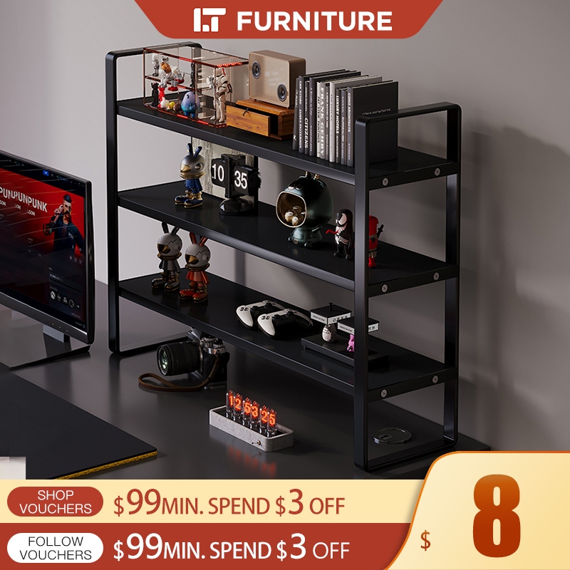 Desktop Organiser Ofice Table Organizer Book Rack Desk Shelf Magazine ...