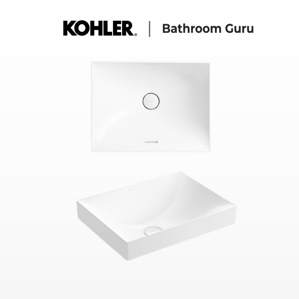 Kohler FOREFRONT Brink Countertop Basin - K-26269T-0 | Shopee Singapore