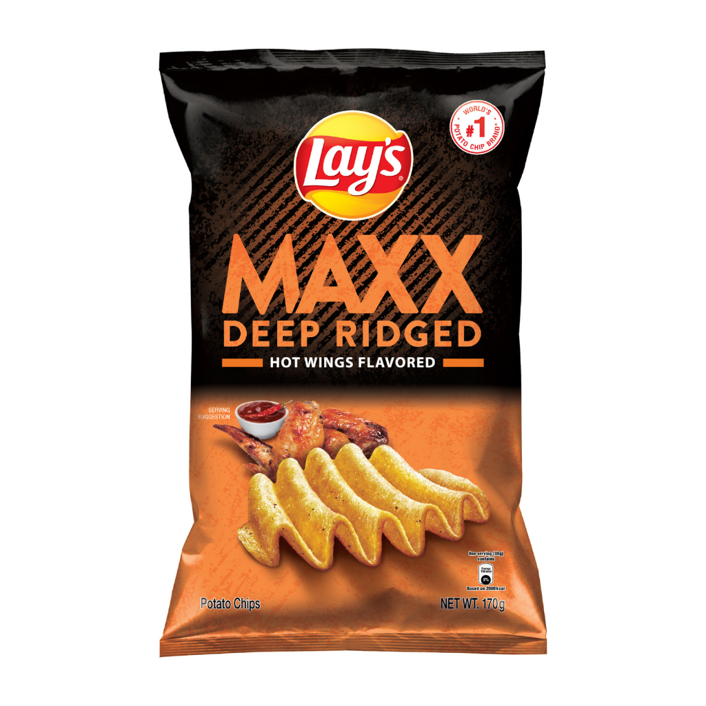 Lay's Maxx Hot Wings Potato Chips 170g | Shopee Singapore