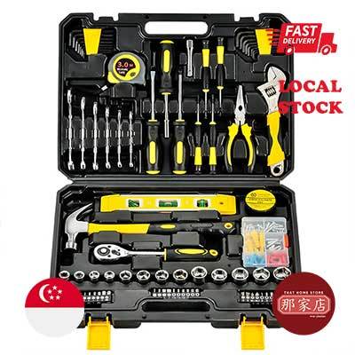 108 Pcs Toolbox Set Screwdriver Set Wrench Set Home Tool Kit For DIY Quick Repairs Set Tools Set ...