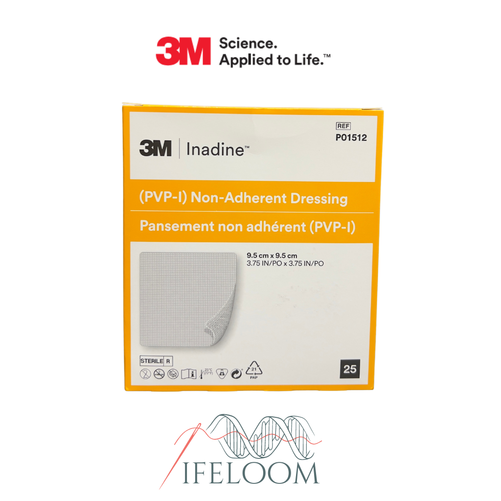 [New Packaging - 3M] Systagenix Inadine Povidone Iodine Non-adherent ...