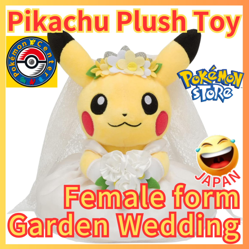 【Direct from JAPAN】Pokemon Center Original Pikachu Plush Toy Female ...