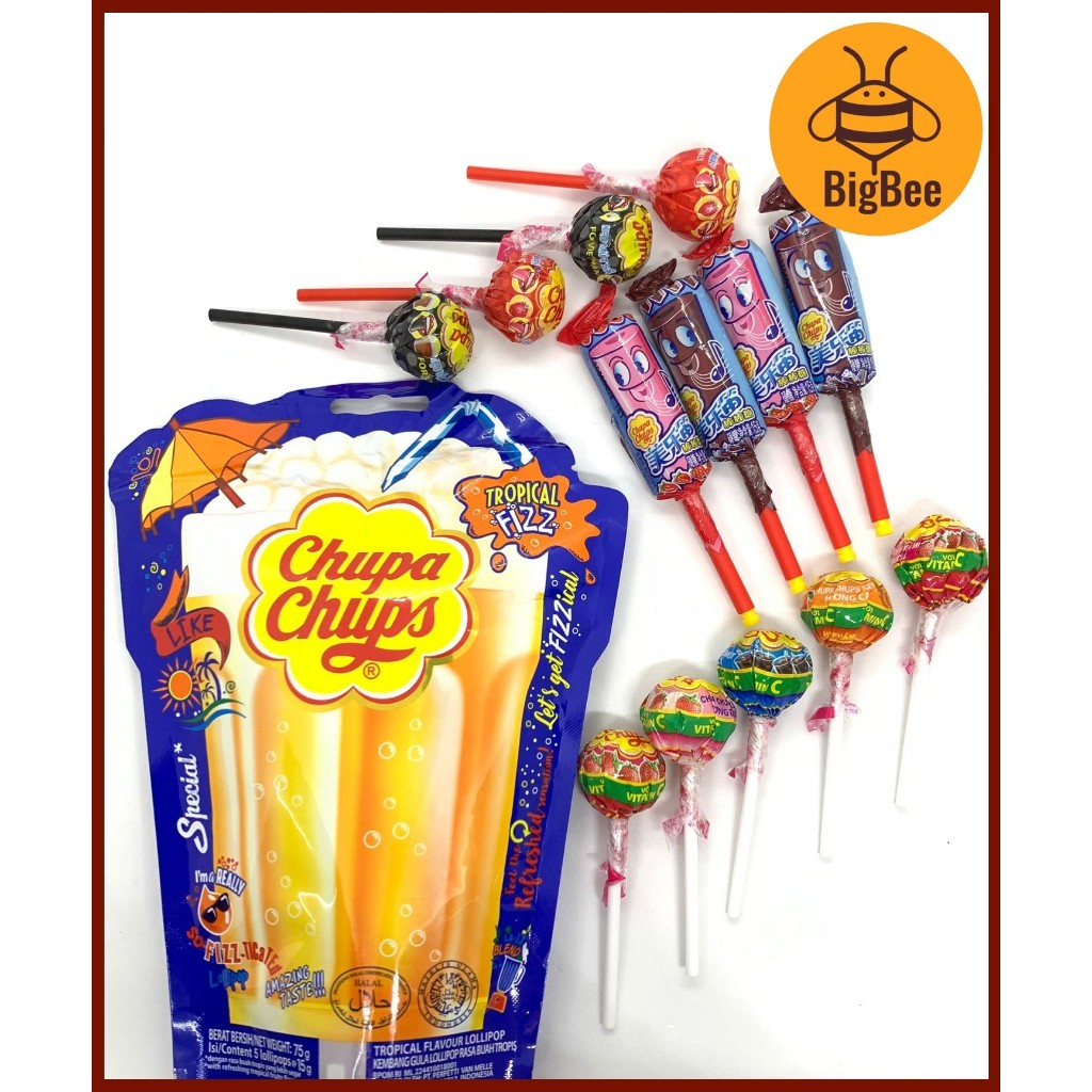 Chupa Chups Lollipop - 9g x 6pcs Assorted flavors RANDOM PICK Classic ...