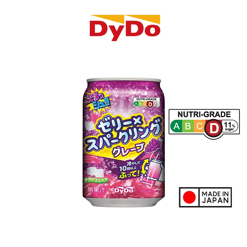 DyDo PuruSsh - Sparkling Grape Jelly with Nata de Coco (280g ...