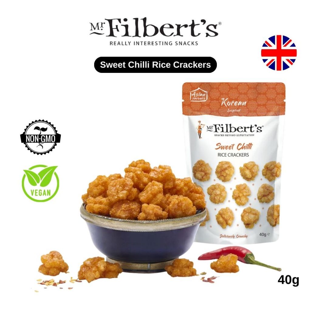 Mr.Filbert's Sweet Chilli Rice Crackers Delicious and Crunchy Paprika ...