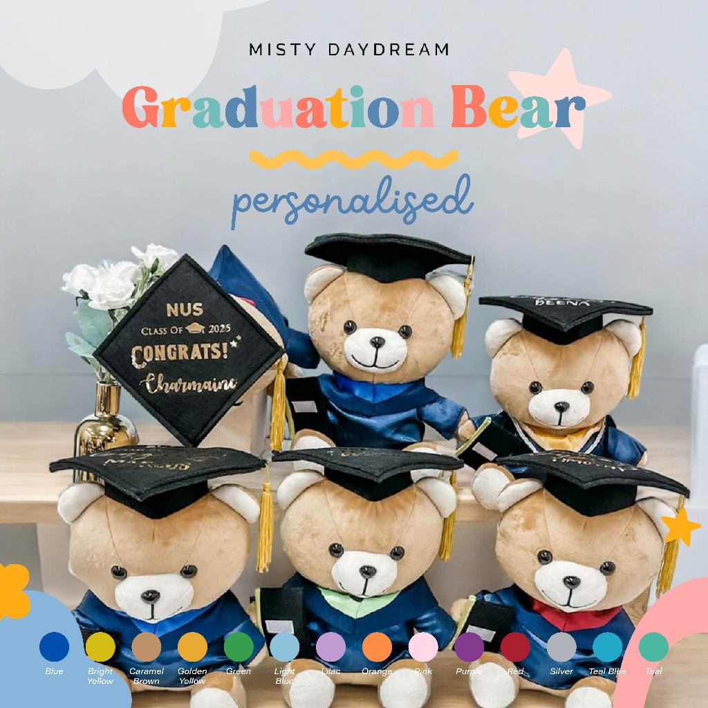 [SG Seller] Customised Graduation Bear | Personalised Graduation Gift ...