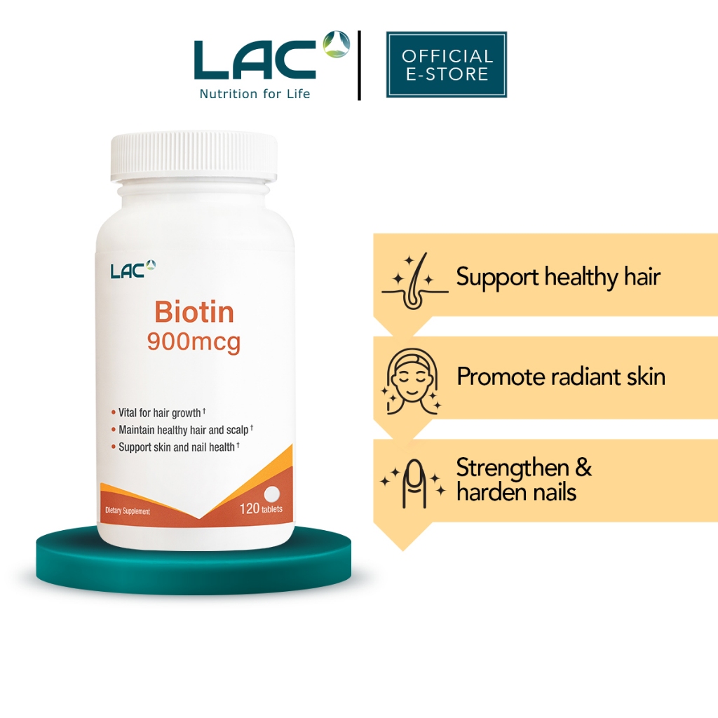 [LAC VITAMINS] Biotin 900mcg (120 tablets) | Shopee Singapore
