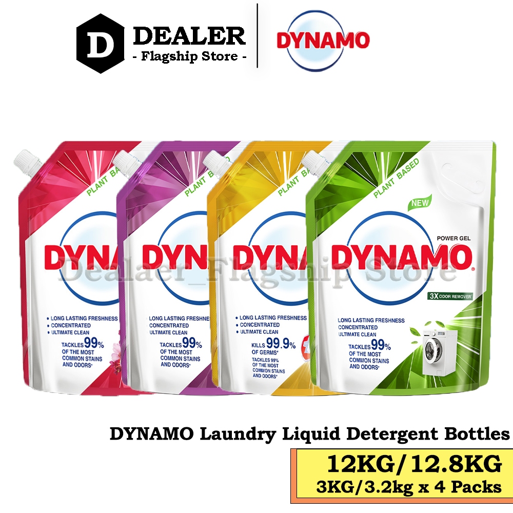 [$11.47/per pack] DYNAMO Plant Based Laundry Liquid Detergent Refill ...