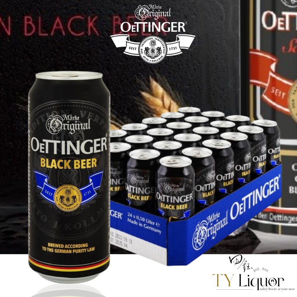 Oettinger Black, 24 Cans x 500ml (BBD: May 2025) | Shopee Singapore