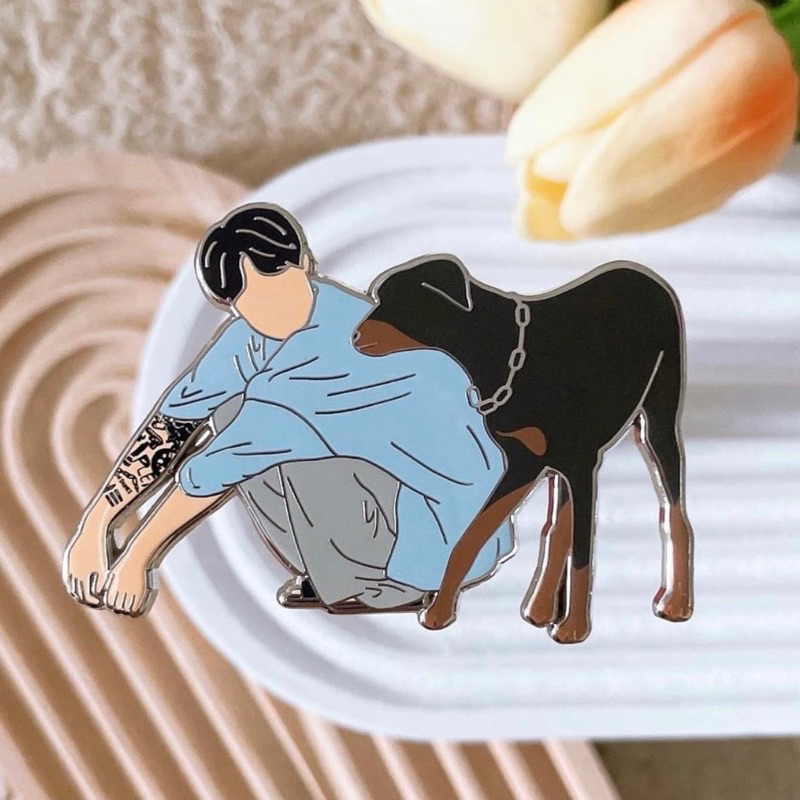 BTS Enamel Pins - Jungkook JK and Bam (B grade) | Shopee Singapore