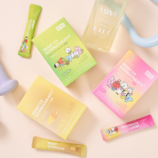 BT21 Zero Sugar Stevia Reset Kombucha 50 g x 10 Stick | Shopee Singapore