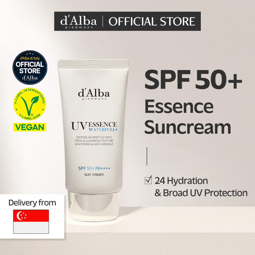 [d'Alba Official] Waterfull Essence Suncream SPF 50+ PA++++ 50ml ...
