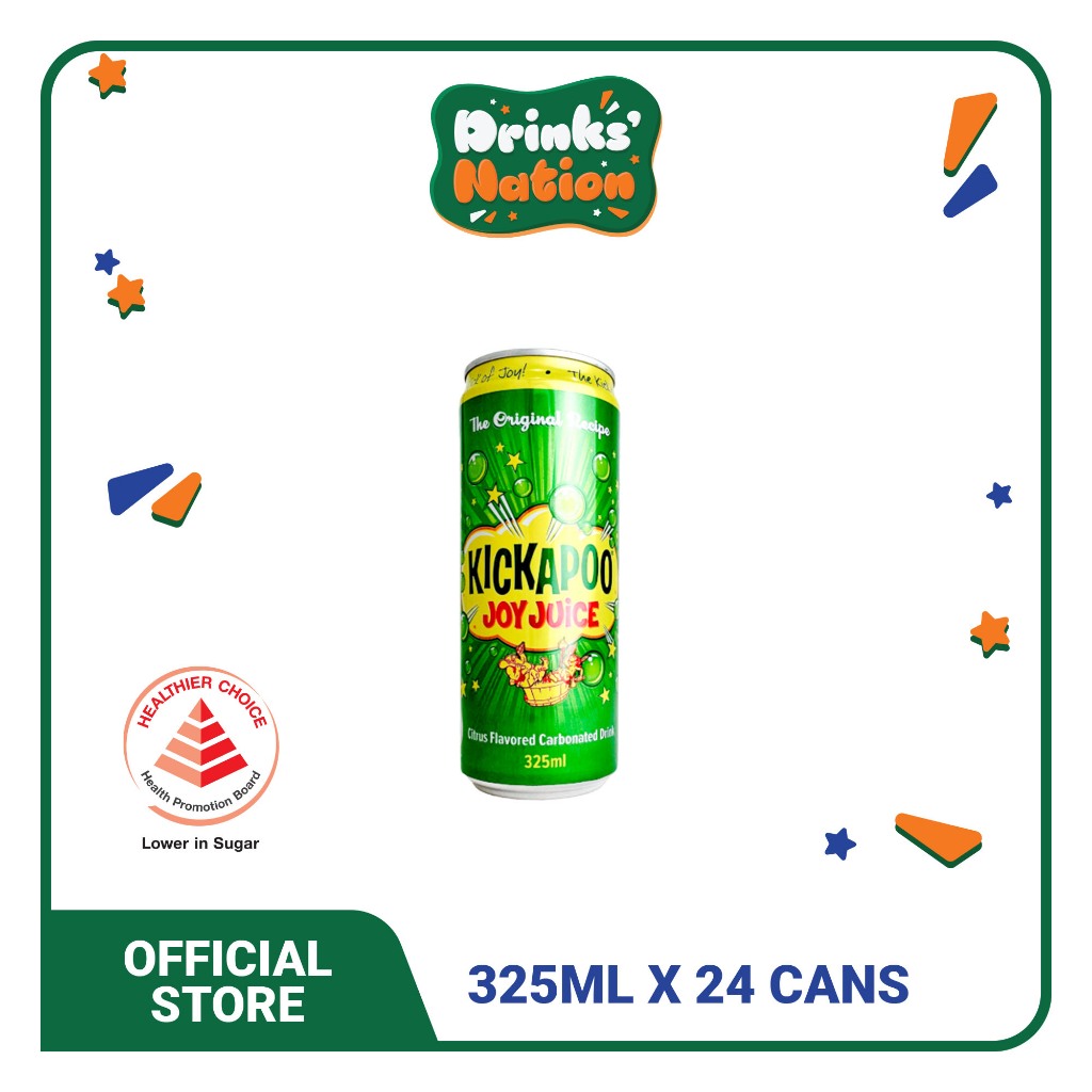 [Wholesale - 24s] Kickapoo Joy Juice (Can 325ml) | Shopee Singapore