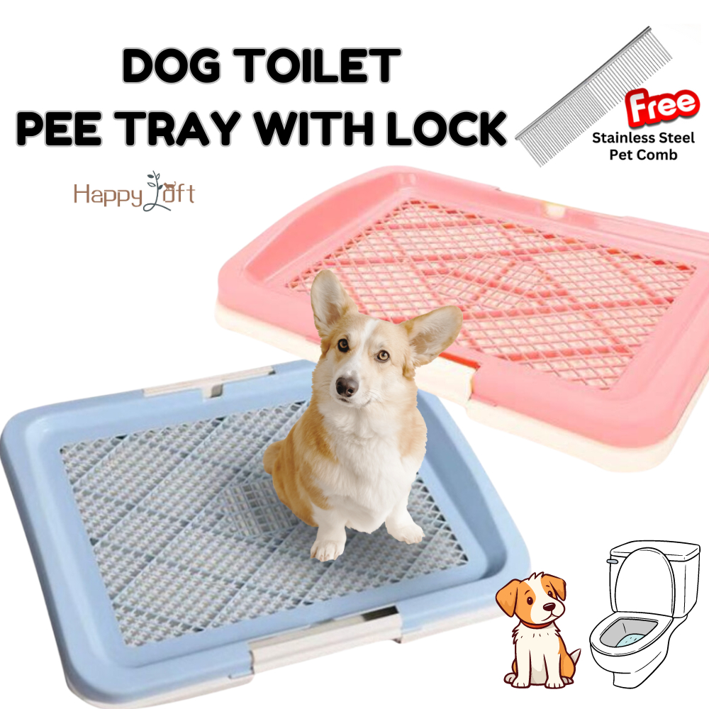[SG SELLER] Dog Pee Tray Dog Potty Tray Dog Pee Tray With Lock Dogs ...