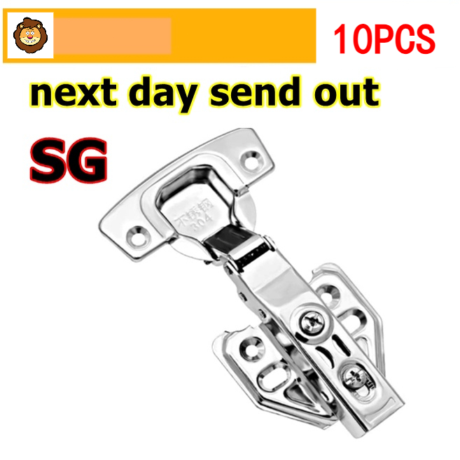 【SG SELLER】Kitchen Cabinet Hinges Soft Close 402 Stainless steel Hinge ...