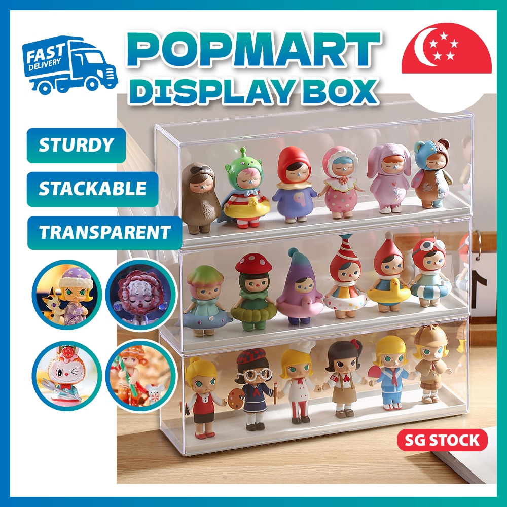 [SG STOCK] Display Cabinet Transparent Box Stackable Popmart Blind ...