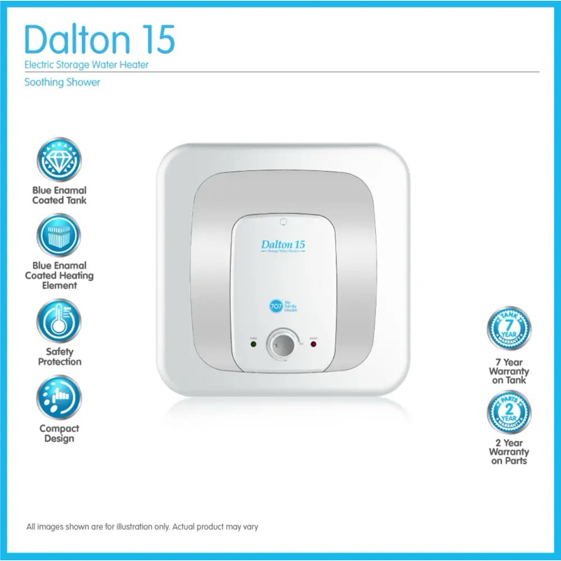 707 Dalton Storage Water Heater 15/25L | Shopee Singapore